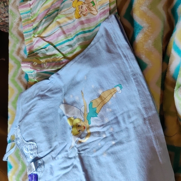 Disney | Intimates & Sleepwear | 8 Tinkerbell Sleep Tank Shorts | Poshmark